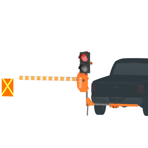 Ver-Mac Flagger-Mac Lite | AFAD – Automatic Flagger Assistance Device Hitch Mounted