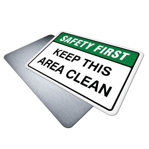 Keep This Area Clean