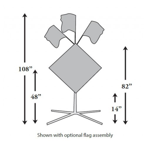 SafeZone Dual Spring Wind Stand