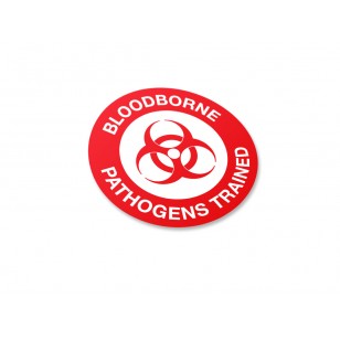Bloodborne Pathogens Trained Stickers - 50/Pack