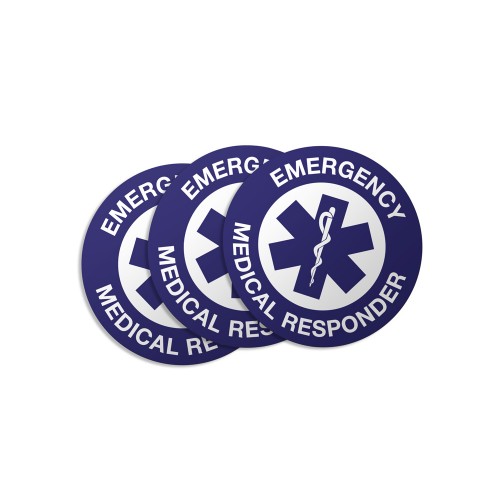 Emergency Medical Responder Stickers - 50/Pack