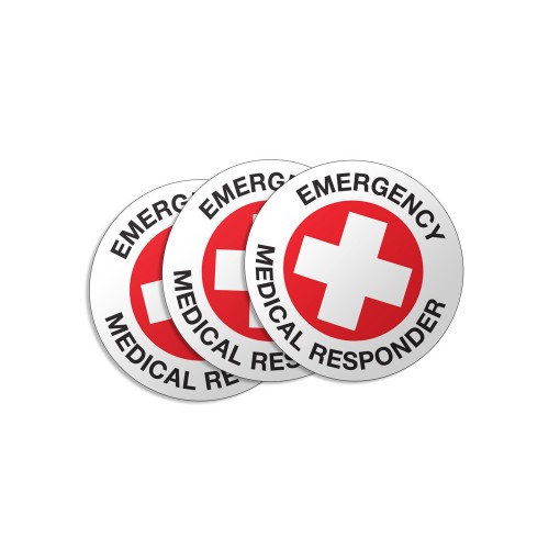 Emergency Medical Responder Stickers - 50/Pack
