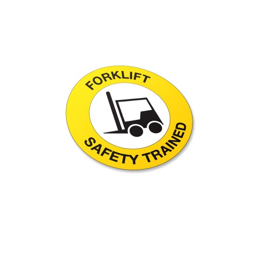 Forklift Safety Trained - 50/Pack