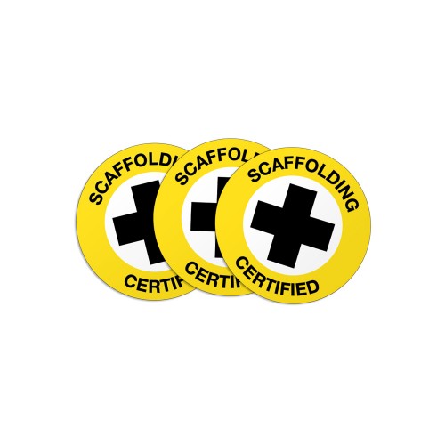 Scaffolding Certified - 50/Pack
