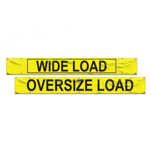 Vinyl Wide Load/Oversize Banner