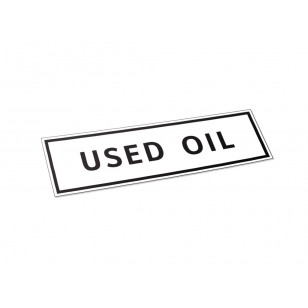 Used Oil - Label