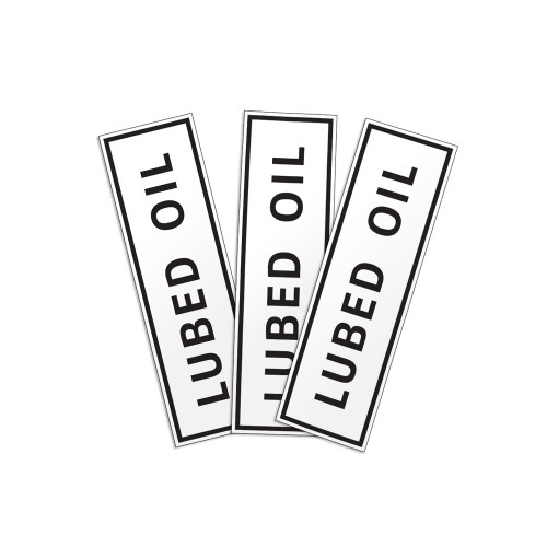 Lubed Oil - Label