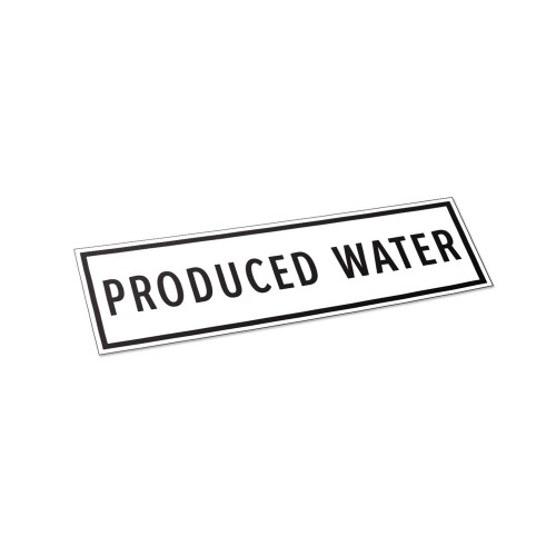 Produced Water - Label
