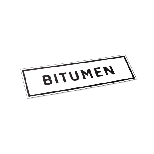 Bitumen - Label