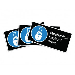 Mechanical Lockout Point Label