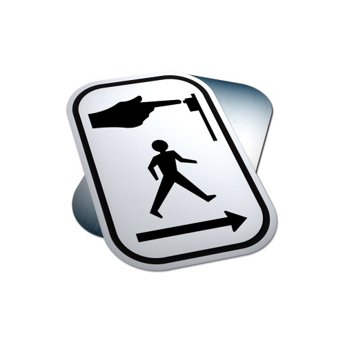 Left Pedestrian Signal Push Button