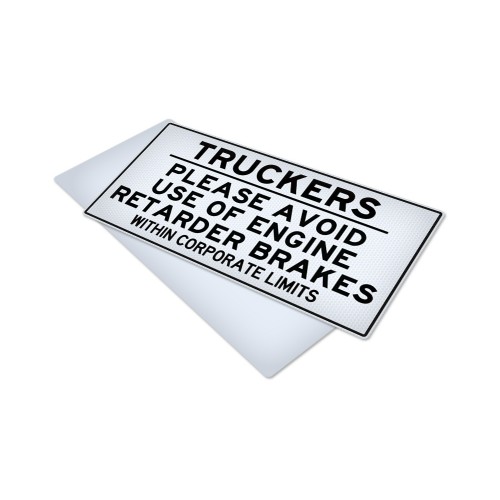 Truckers Please Avoid Use of Engine Retarder Brakes
