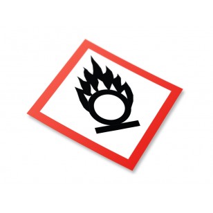 GHS Label - Flame Over Circle