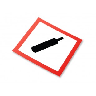 GHS Label - Gas Cylinder