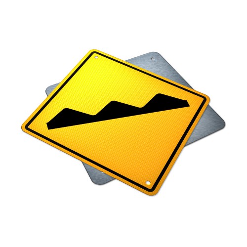 Bumpy Road Warning Sign