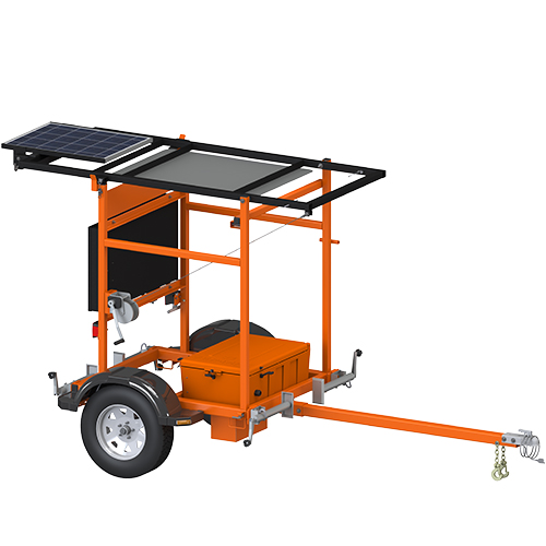 Ver-Mac Trailer-Mounted Speed Display Sign – SP-710V-FD